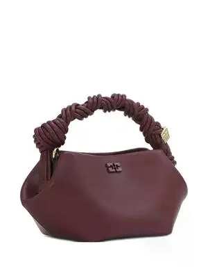 GANNI Mini Tote Bag With Twisted Handle - Red