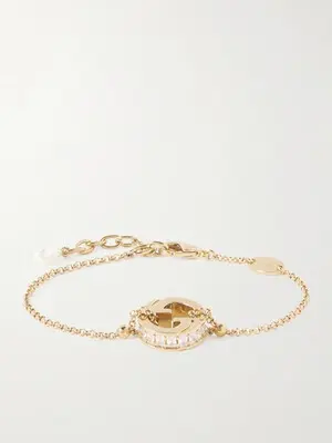 Gucci Blondie Crystal Bracelet - Gold