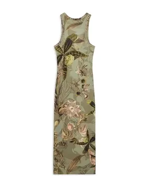 REISS Printed Jersey Dress
