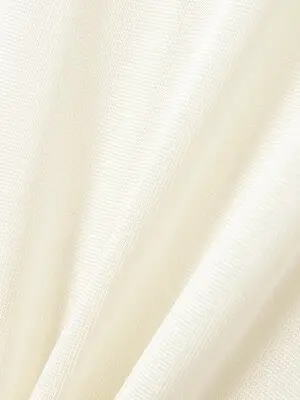 DONDE ESTEBAN Guayabera Pointelle-knit Cardigan