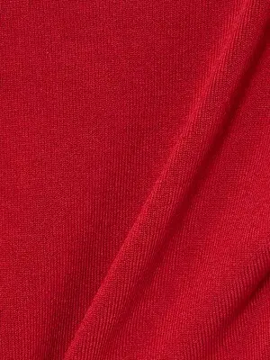 ST. AGNI Backless Tencel™ Lyocell-blend Jersey Top - Red