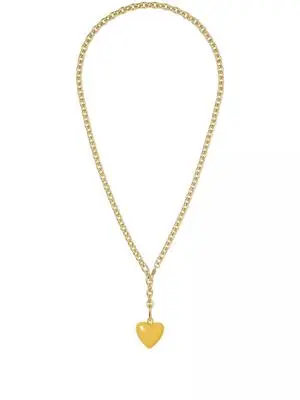 ROXANNE ASSOULIN The Mini Puffy Heart Necklace - Gold