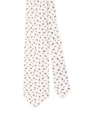Robert Talbott Printed Necktie Cream