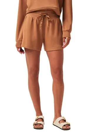Travis Mathew Skyloft Drawstring Shorts Chestnut