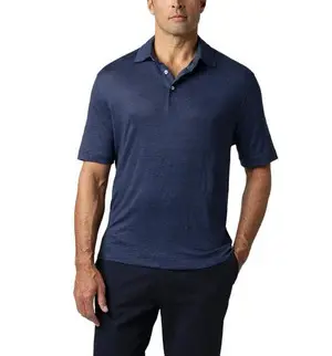 Robert Talbott Taylor Linen Jersey Polo
