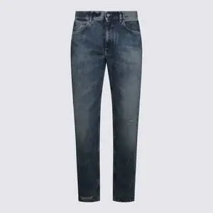 Givenchy Cotton Denim Jeans - Blue