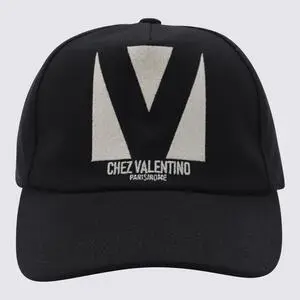 Valentino Garavani Cotton Hat - Black