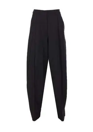 THE LATEST Loose Fit Cara Lana Trousers - Black