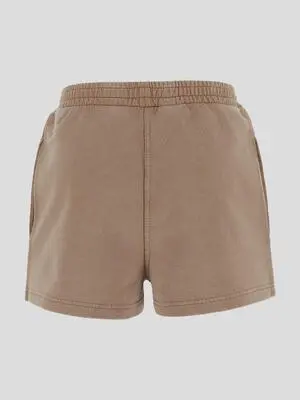Fendi Silk Bermuda Shorts - Beige