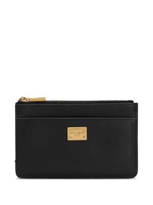 Dolce & Gabbana Leather Card Holder - Black