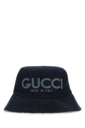 Gucci Denim Bucket Hat - Blue