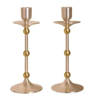 SOHO HOME Medium -plated Cilia Candlestick Holder - Silver