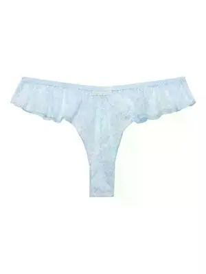 Fleur Du Mal Jasmin Thong - Blue