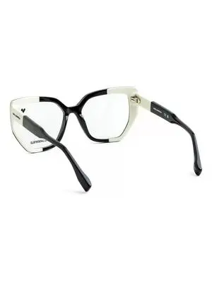 Karl Lagerfeld Two-tone Cat-eye Frame Glasses