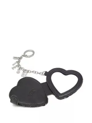 DIESEL® Charm-d Denim Keychain - Black