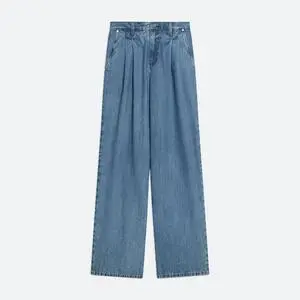Helmut Lang Double-pleated Wide-leg Jeans