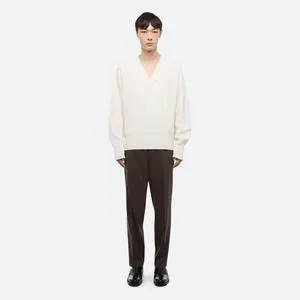 Helmut Lang Ribbed V-neck Sweater