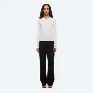 Helmut Lang Twisted Long-sleeved Tee - Optic White