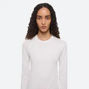 Helmut Lang Twisted Long-sleeved Tee - Optic White