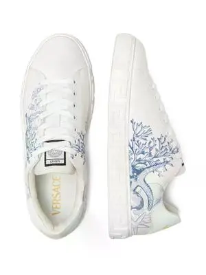 Versace Coral Theatre Greca Sneakers