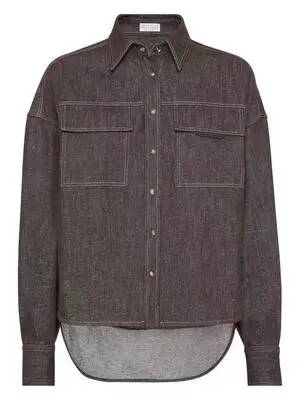 Brunello Cucinelli Contrast-lining Shirt
