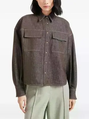 Brunello Cucinelli Contrast-lining Shirt