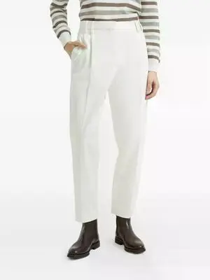 Brunello Cucinelli Slouchy Cropped Trousers