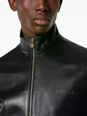 Versace Plongé Leather Jacket