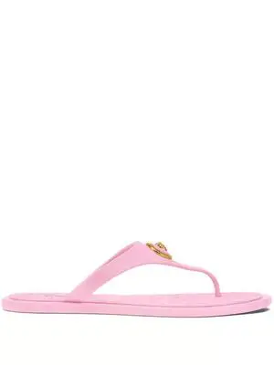 Versace Alia Metallic-detail Flip-flops - Pink