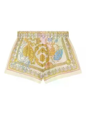 Versace Underwater Barocco Cover-up Shorts