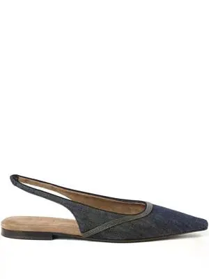 Brunello Cucinelli Slingback Flats For Women