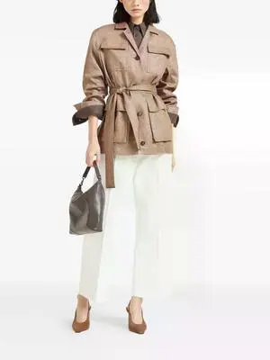 Brunello Cucinelli Belted Jacket
