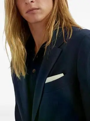 Brunello Cucinelli Linen Blazer - Blue