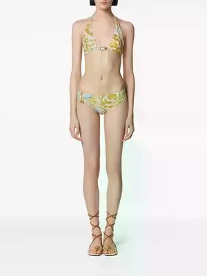 Versace Underwater Barocco Bikini Top
