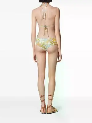 Versace Underwater Barocco Bikini Top