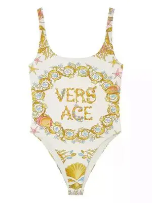Versace Underwater Barocco One-piece Swimsuit - Gold