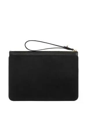 Versace La Medusa Canvas Pouch - Black