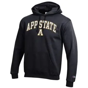 Champion Appalachian State Mountaineers Arch Over Logo Pullover Hoodie - Black