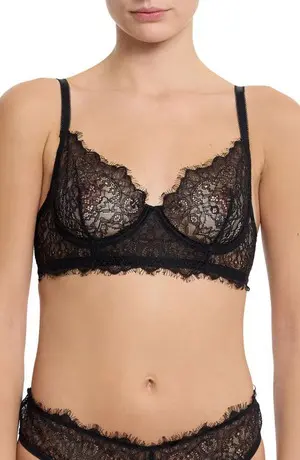 Hanky Panky Sheer Seduction Underwire Bra - Black