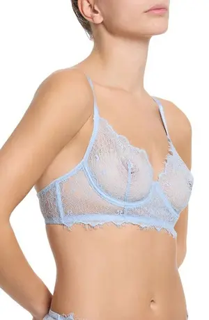 Hanky Panky Sheer Seduction Underwire Bra - Touch The Sky Blue