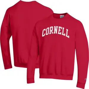 Champion Cornell Big Basic Arch Fleece Pullover Sweatshirt