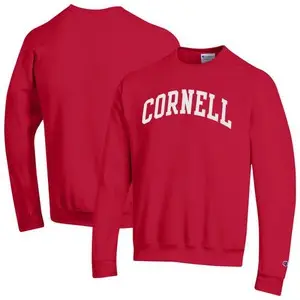 Champion Cornell Big Basic Arch Fleece Pullover Sweatshirt