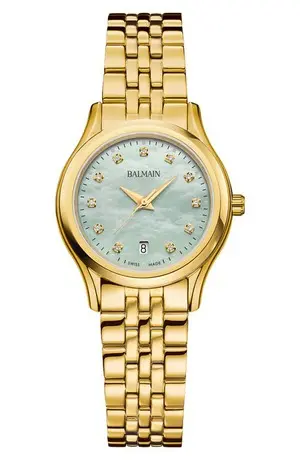 BALMAIN WATCHES Beleganza Diamond Bracelet Watch - Yellow Gold Pvd Coating