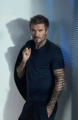 BOSS X Beckham Taut Linen T-shirt