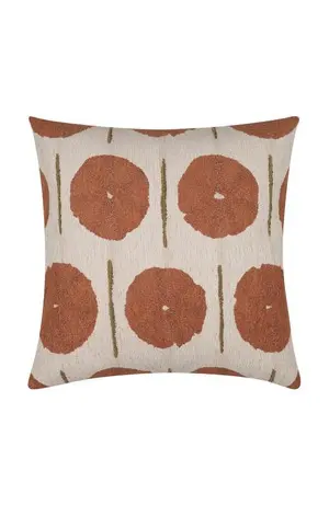 ELAINE SMITH Solstice Jacquard Indoor & Outdoor Woven Accent Pillow - Papaya