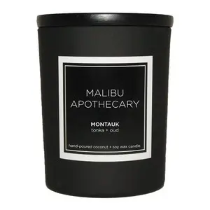MALIBU APOTHECARY Mini Matte Black Candle - Montauk
