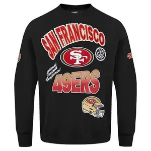 PRO STANDARD San Francisco 49ers Turn It Up Drop Shoulder Pullover Sweatshirt