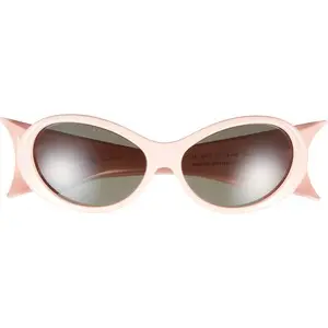 Collina Strada Collina Strada Cocoon Oval Sunglasses Pink
