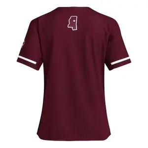 Adidas Mississippi State Bulldogs Replica Softball Jersey - Maroon