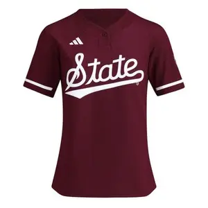 Adidas Mississippi State Bulldogs Replica Softball Jersey - Maroon